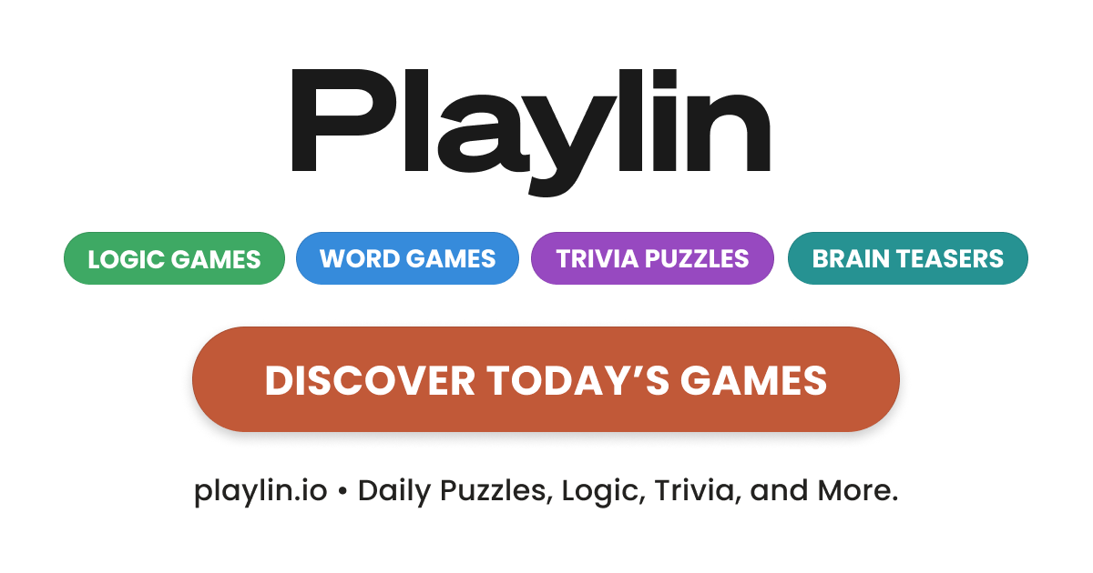Playlin — Where Daily Games Live | Curated Daily Web Games
